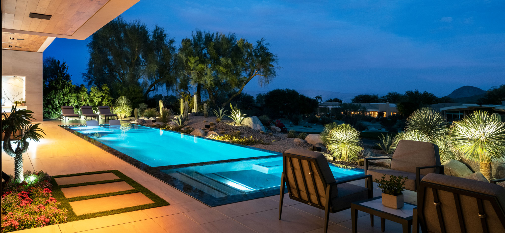 The Outdoor Linear Pool: Elegance Meets Functionality - Azure Pools & Spa